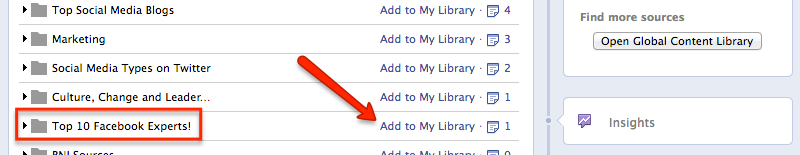 How to Leverage the Status Updates of Top Facebook Experts