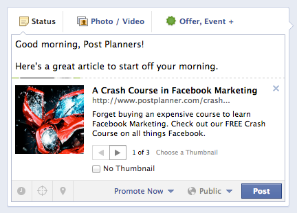 How to Publish a Facebook Post at the Same Time-of-Day in All Time Zones