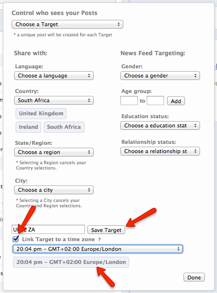How to Publish a Facebook Post at the Same Time-of-Day in All Time Zones