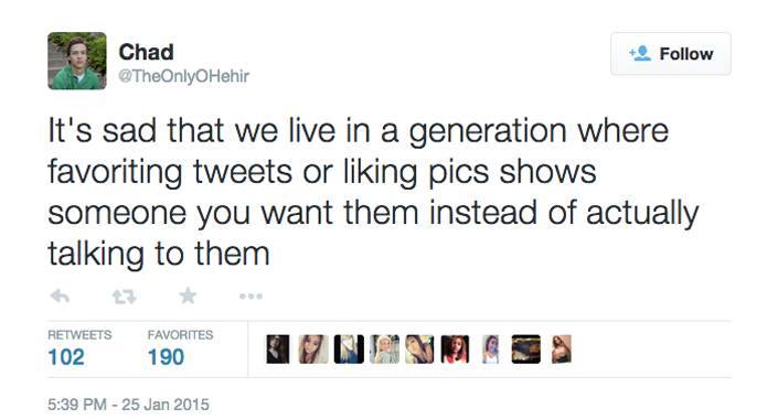 10 Not-So-Obvious Reasons Why People "Favorite" a Tweet