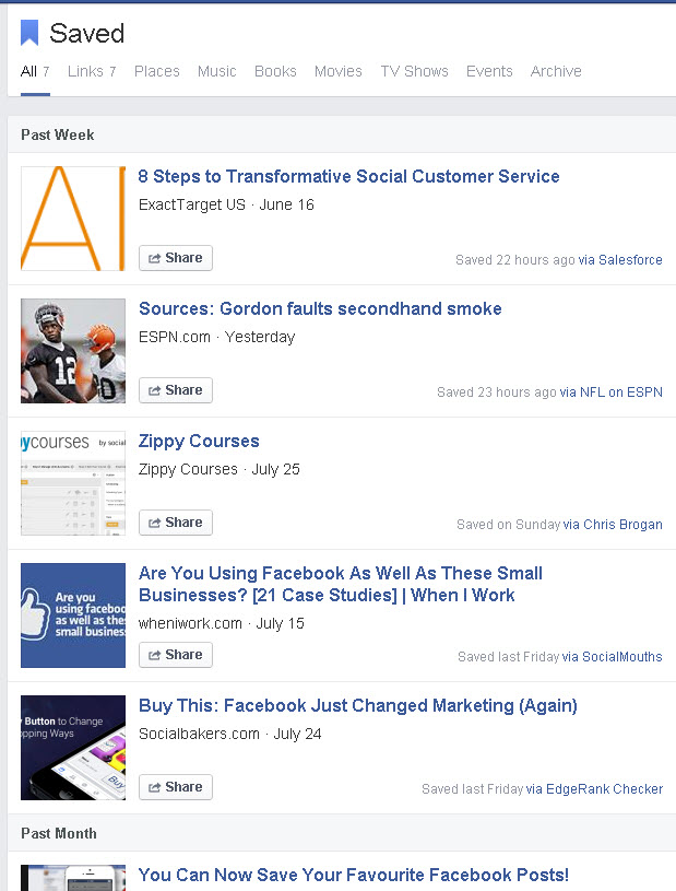 Can Facebook's New "Save" Feature SAVE Your Crappy Posts?
