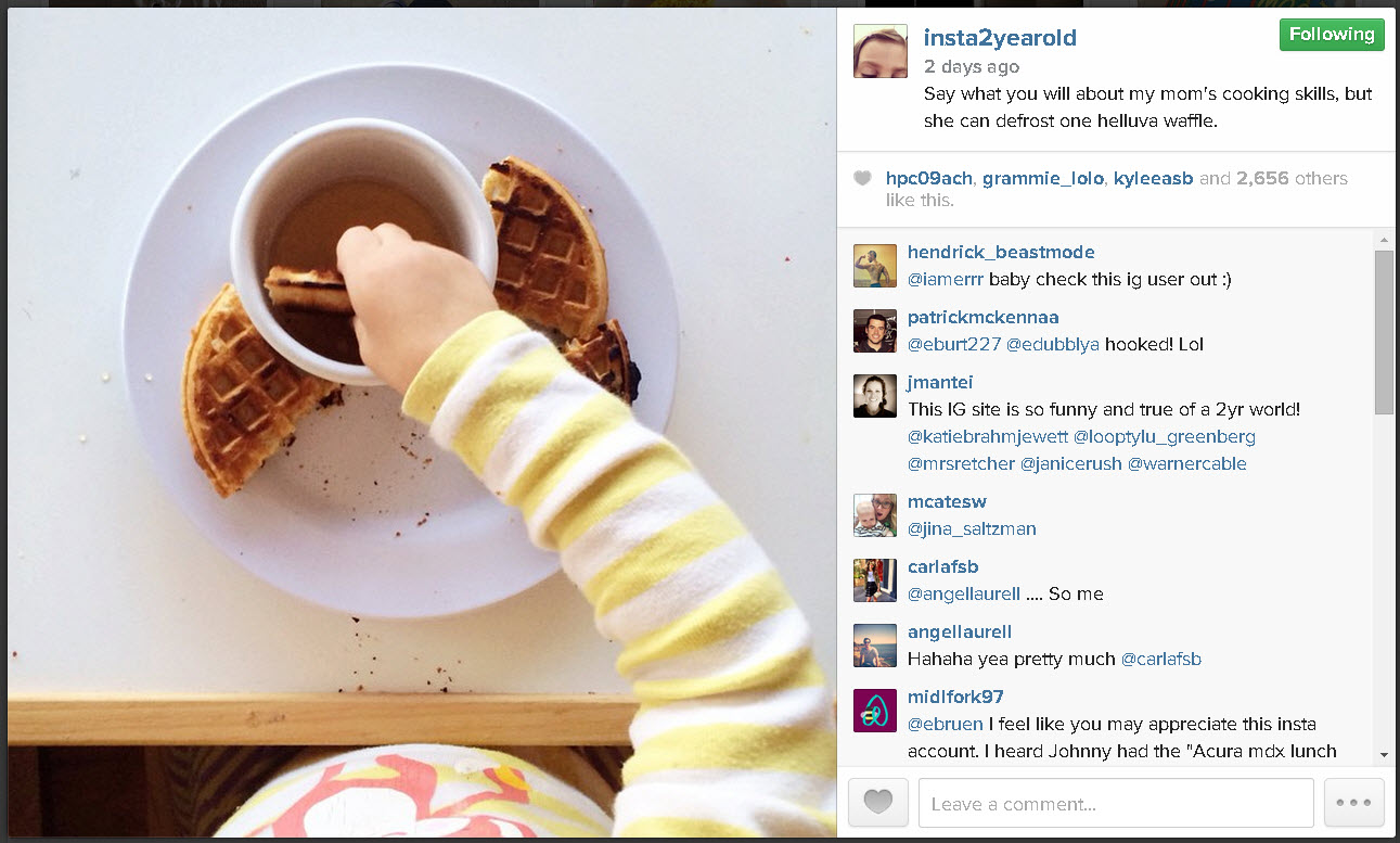 2-Yr-Old Shows How to Get Famous on Instagram (the Kid's Got Skillz!)
