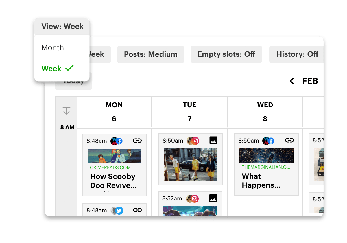 Schedule: Automate your social publishing schedule