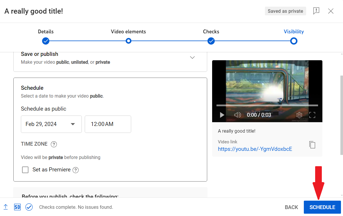 How to Schedule YouTube Shorts (2 Fast Ways)