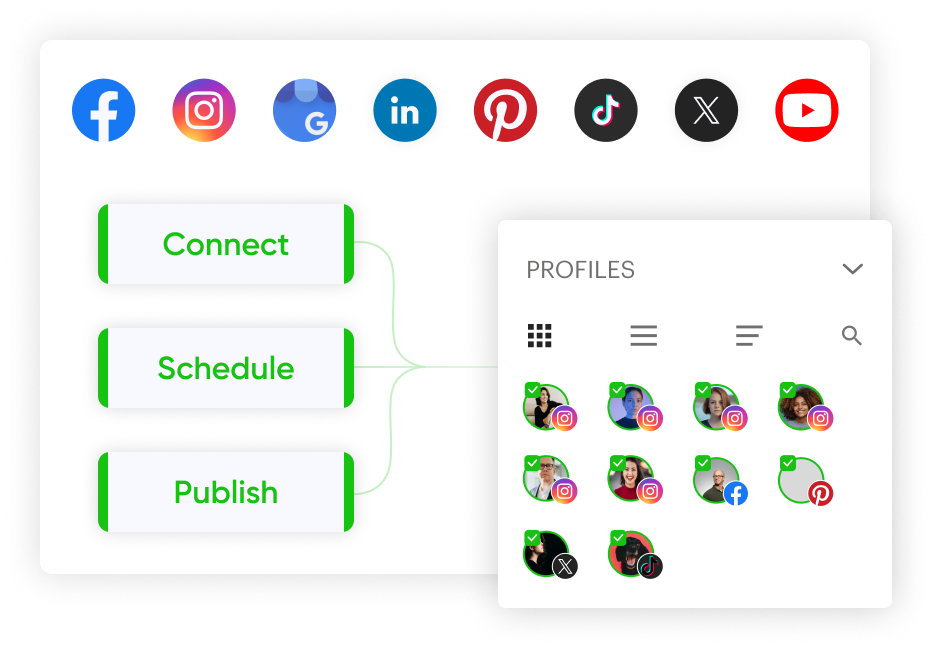Connect: Manage all your social accounts in one place