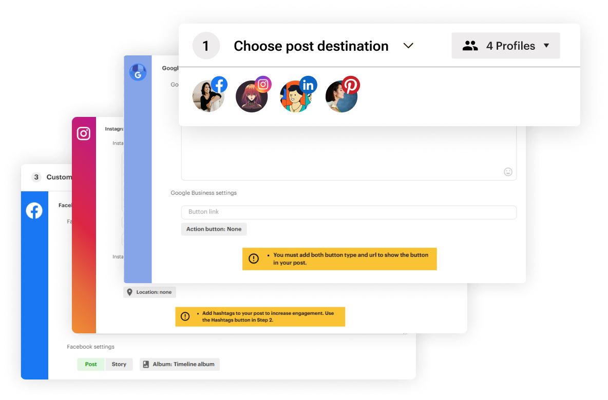 Connect: Manage all your social accounts in one place
