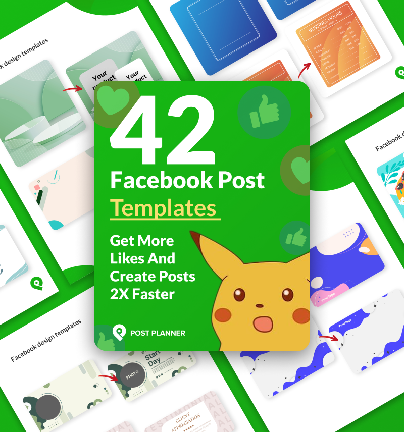 42 Free Facebook Post Templates that'll Save You HOURS