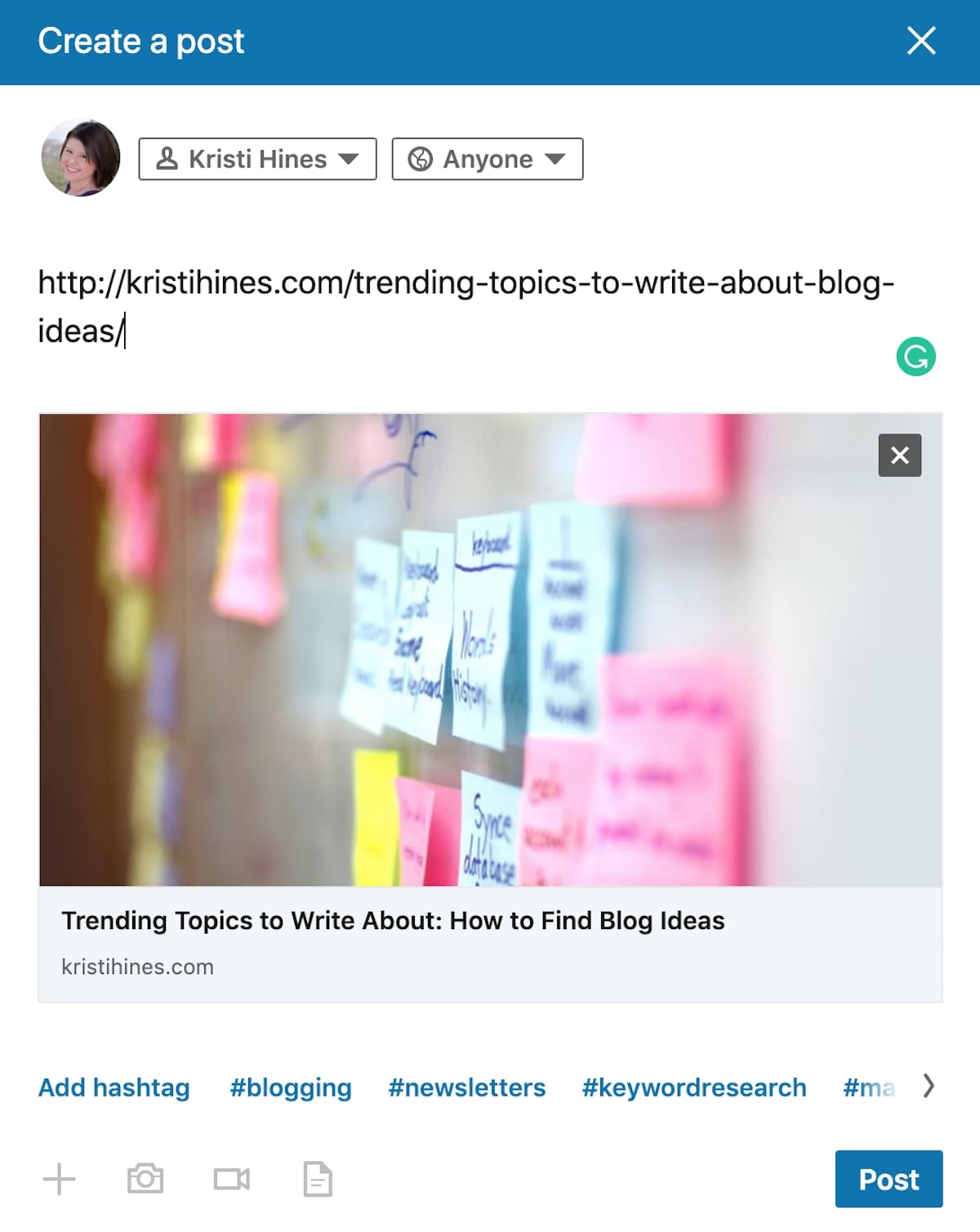 Marketing with Linkedin: 17 Easy Steps to Promote Your Content
