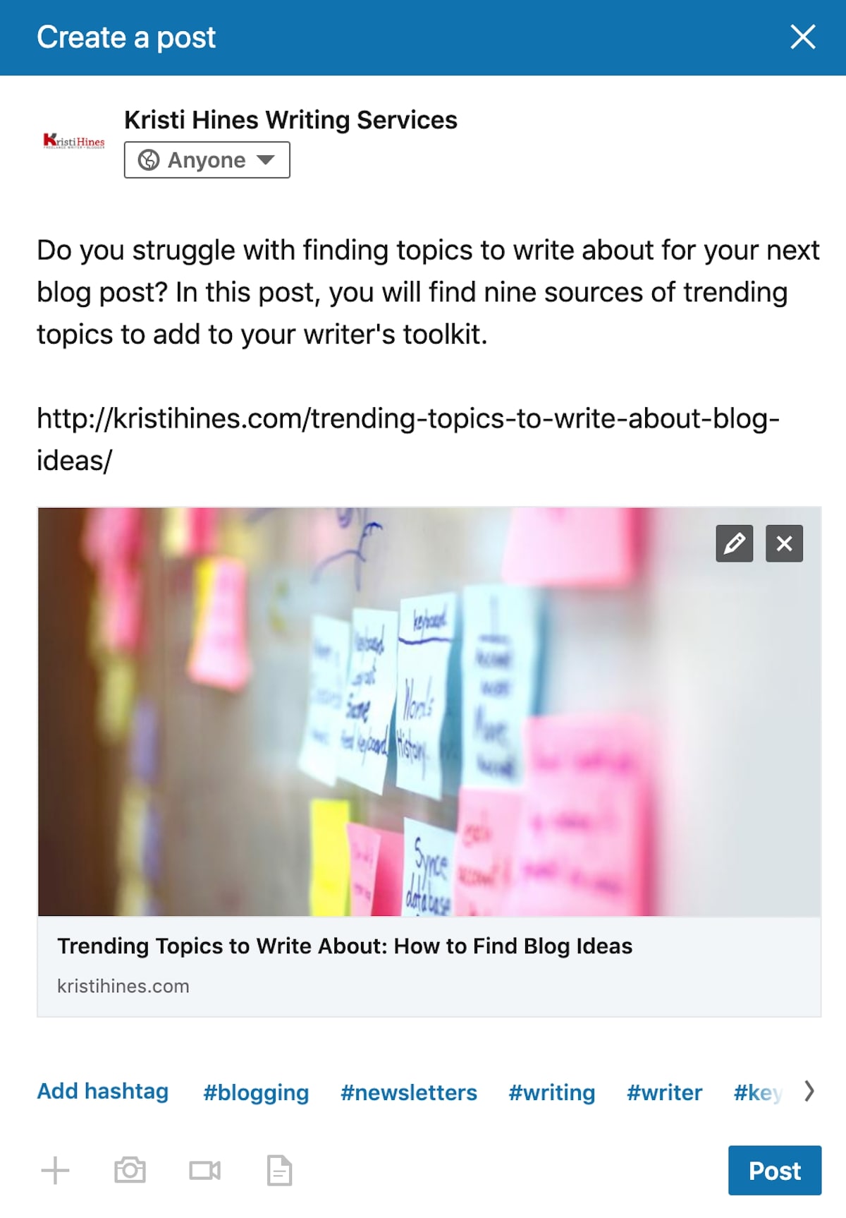 Marketing with Linkedin: 17 Easy Steps to Promote Your Content