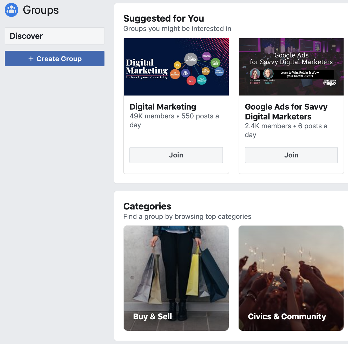 Comment créer un groupe Facebook