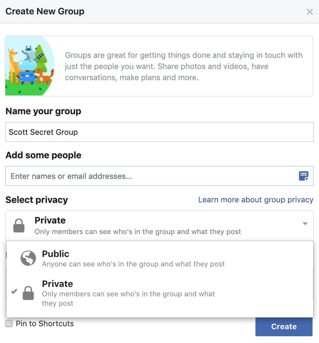 Comment créer un groupe Facebook