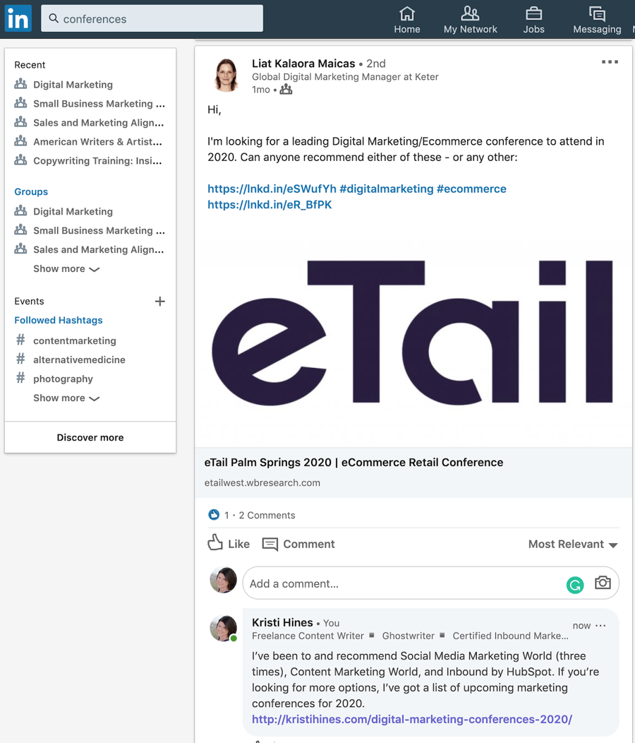 Marketing with Linkedin: 17 Easy Steps to Promote Your Content