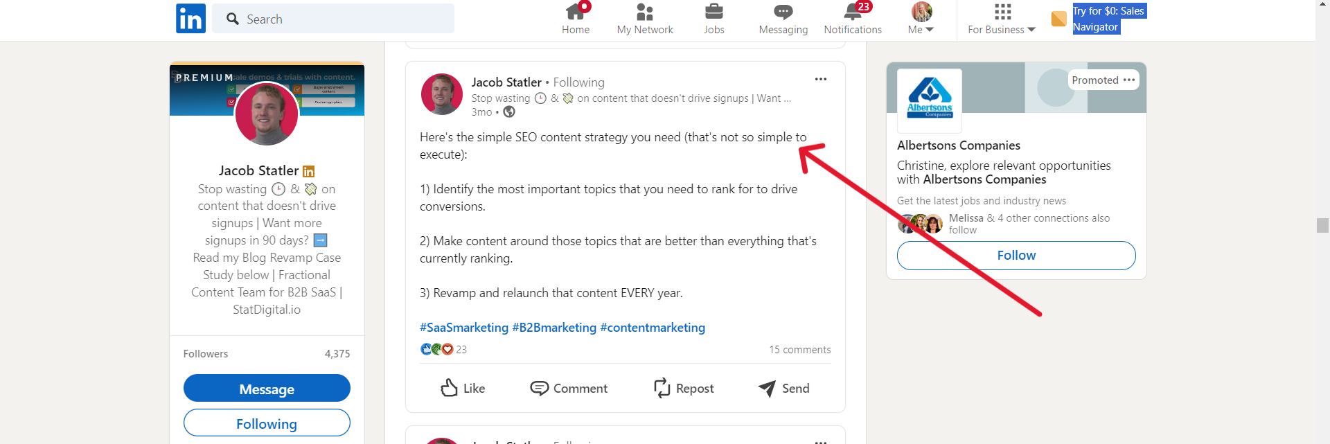 43 Time-Saving LinkedIn Post Templates
