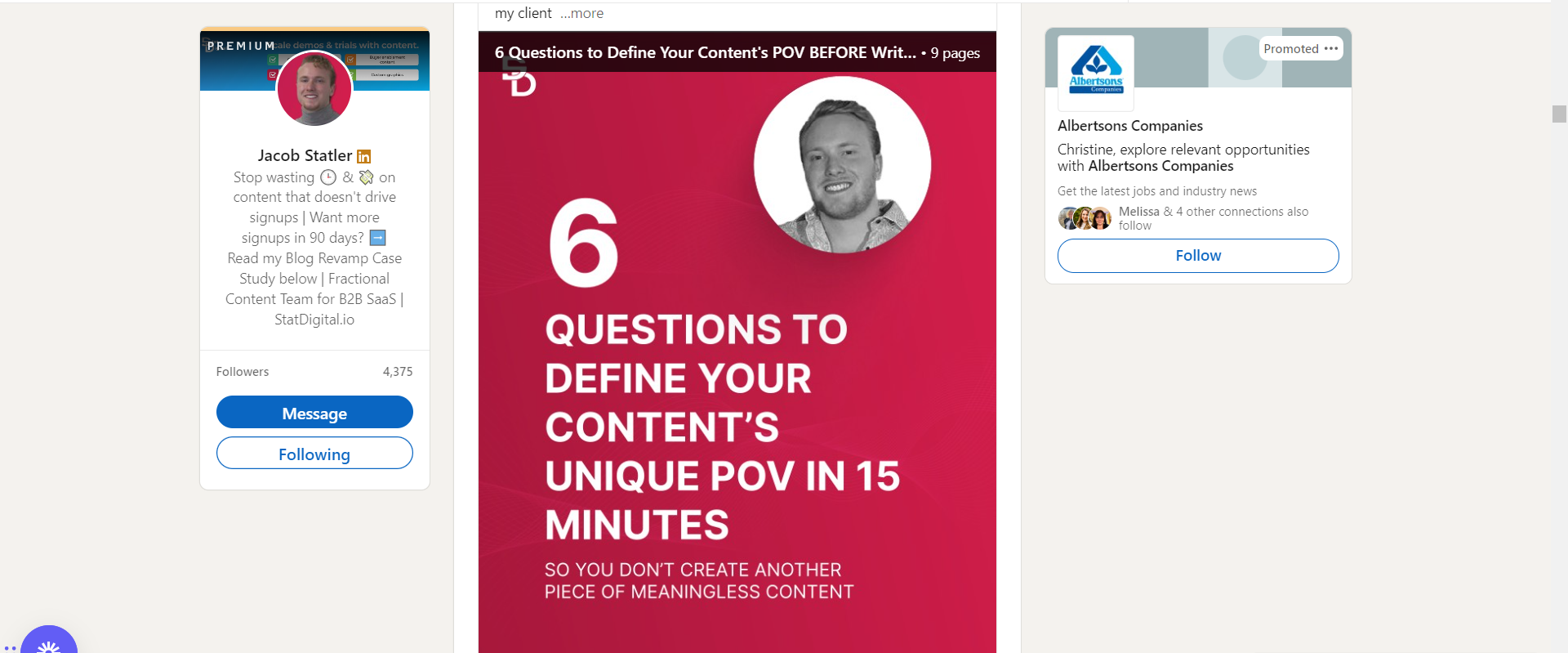 43 Time-Saving LinkedIn Post Templates