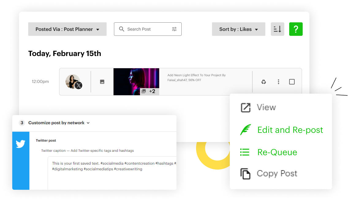 Twitter / X: Schedule Posts,Tweets, Retweets and more