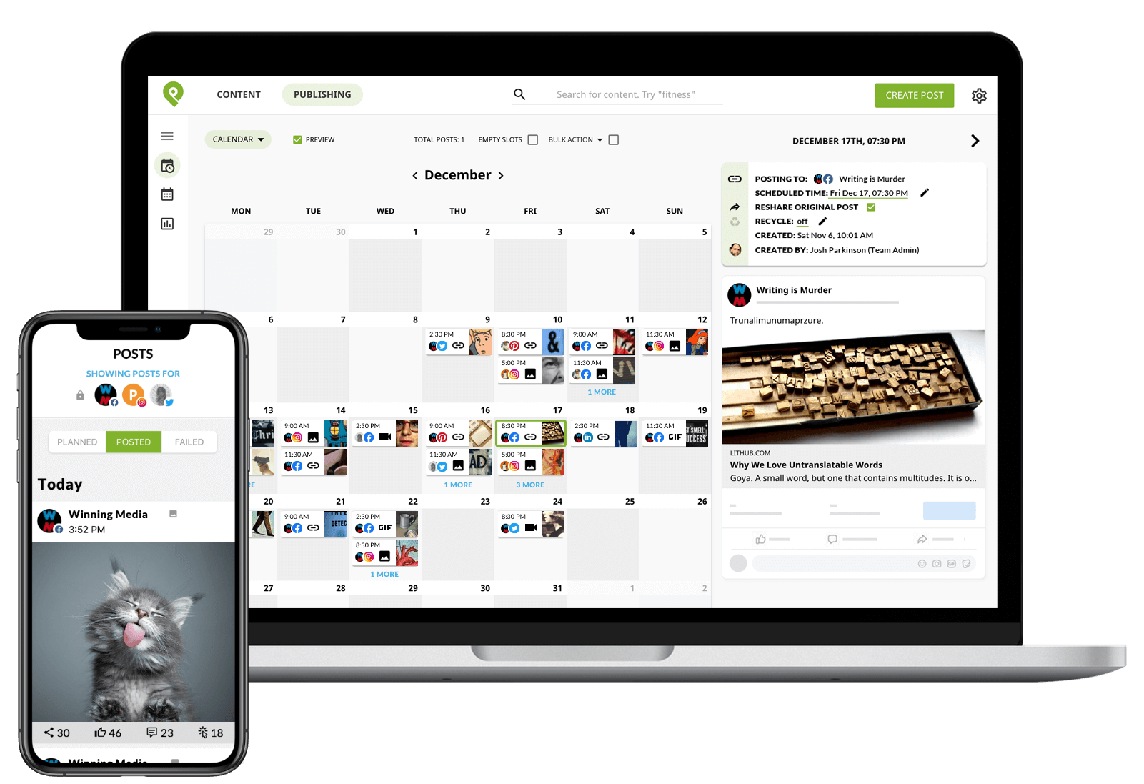 Post Planner: Social Media Scheduler built for Engagement